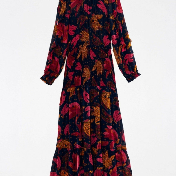 FARM Rio | Dresses | Farm Rio Patchwork Bananas High Neck Maxi | Poshmark